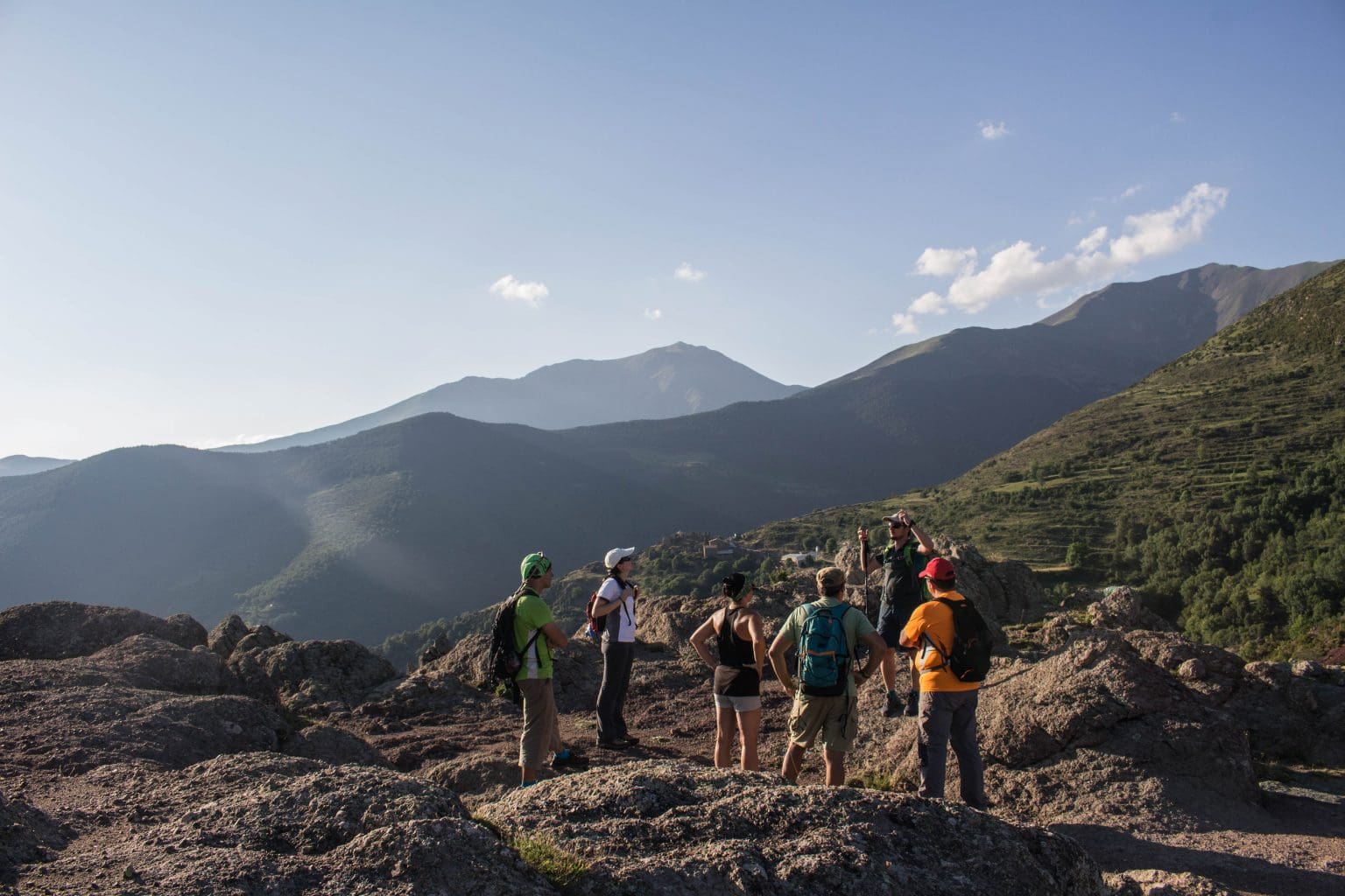 The spectacular landscape in the Vall Fosca - Trusitren